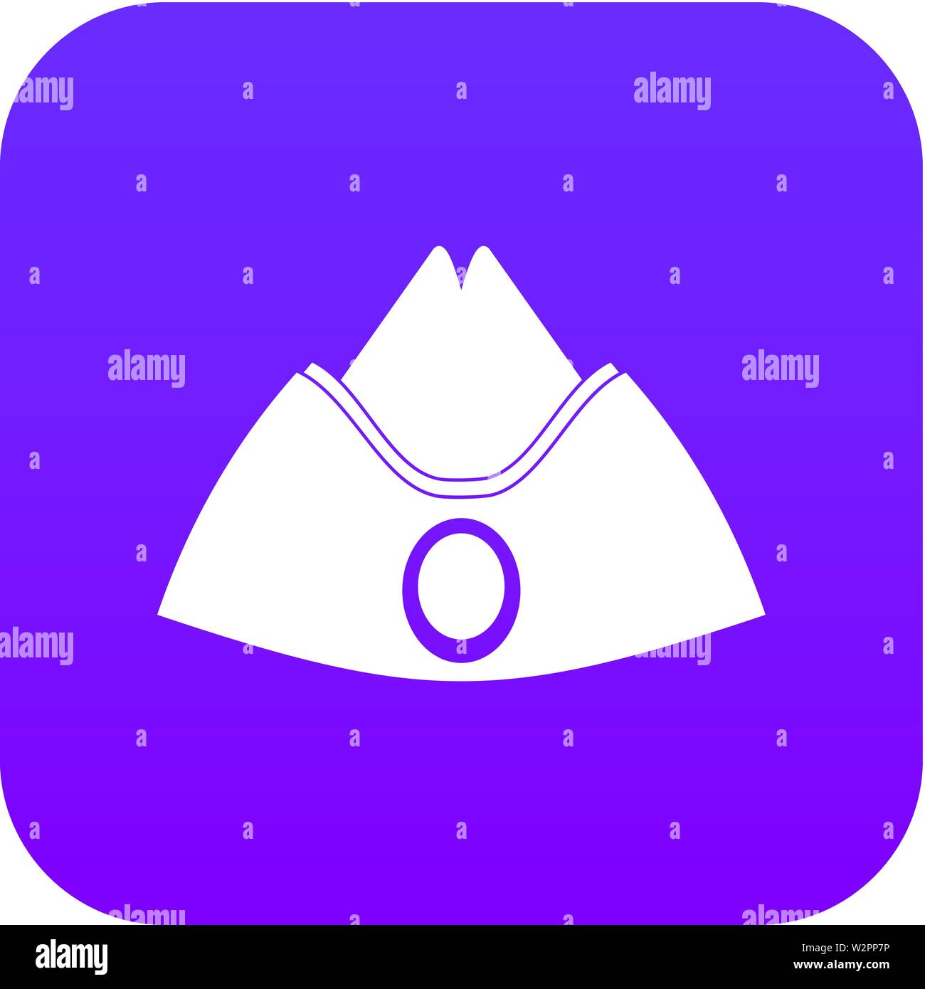 Forage cap icon digital purple Stock Vector Image & Art - Alamy