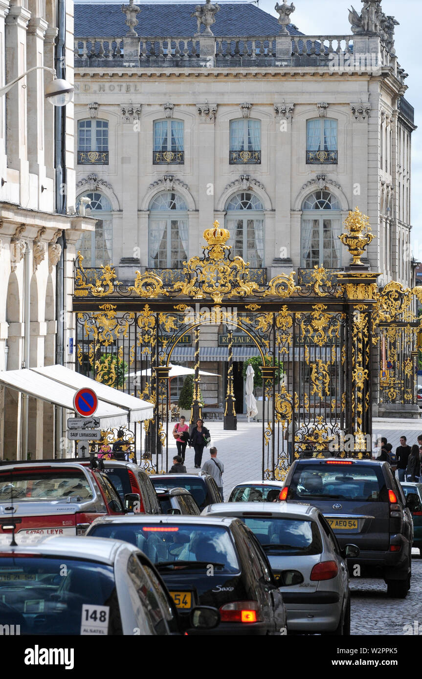 Nancy, historical district, Lorraine, France Stock Photo - Alamy