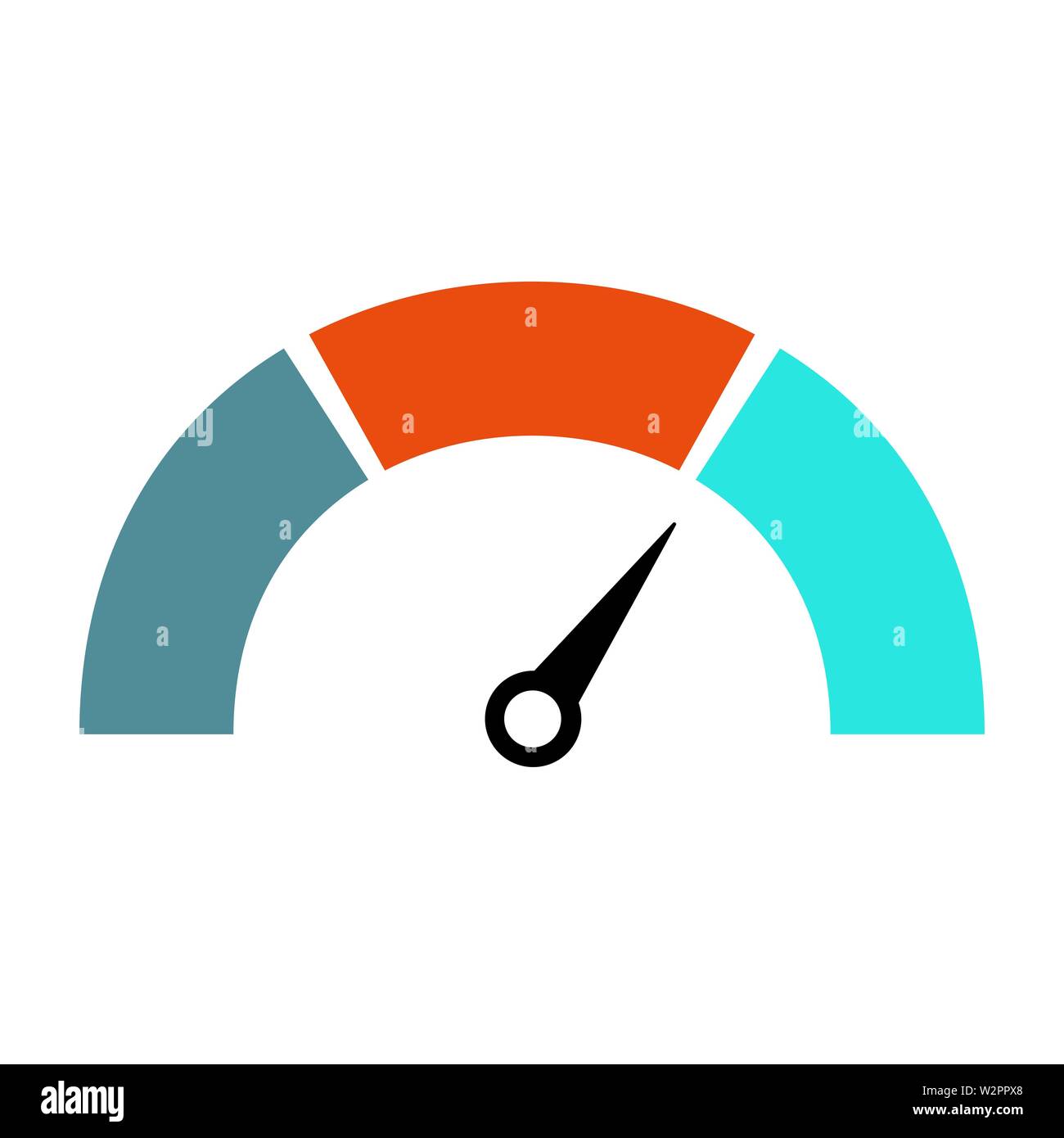 Gas gauge on empty Stock Vector Images - Alamy