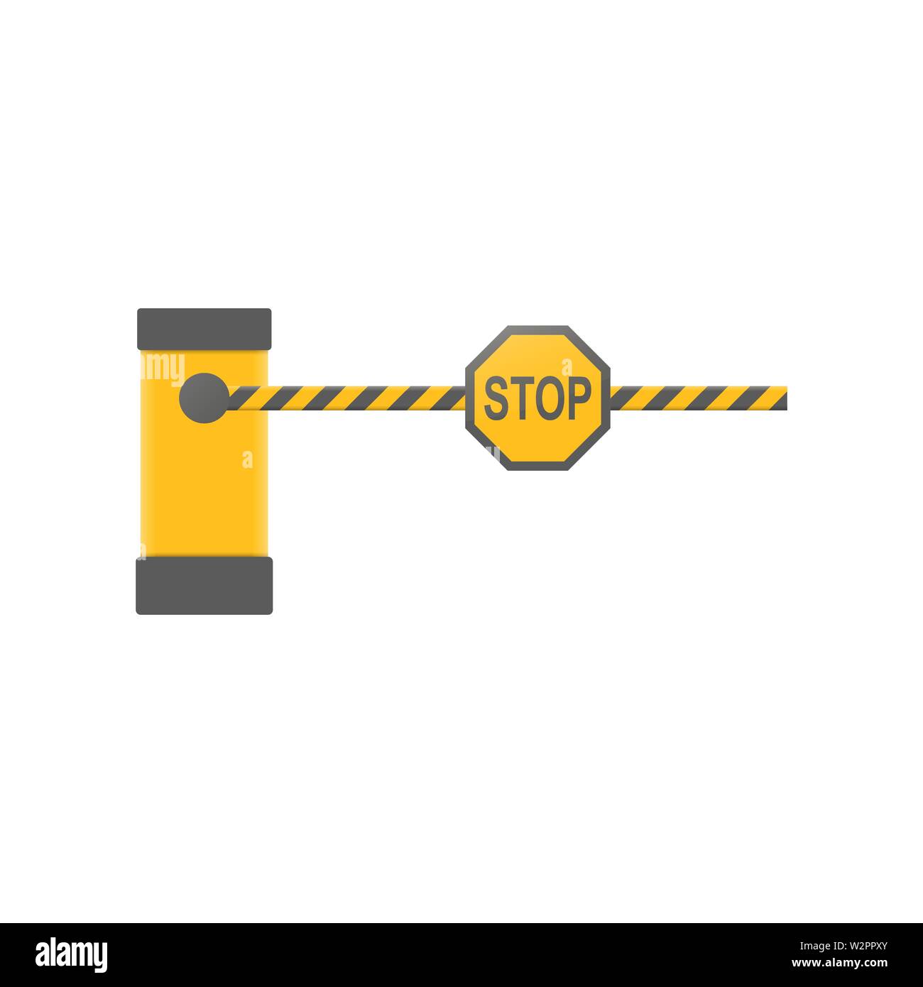 Car parking barrier icon Cut Out Stock Images & Pictures - Alamy