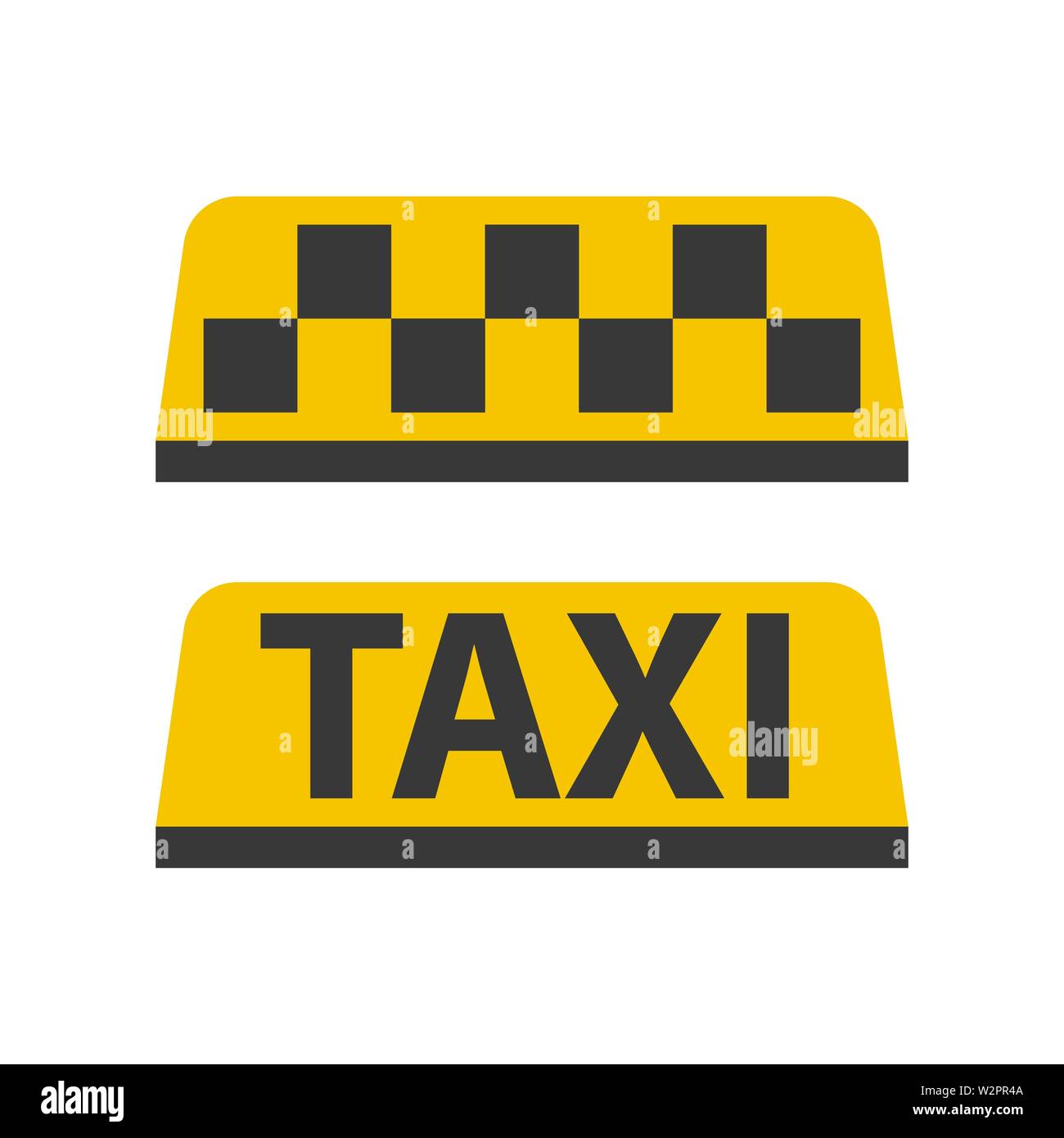 Taxi icon logo sign back. Vector illustration Stock Vector Image & Art ...
