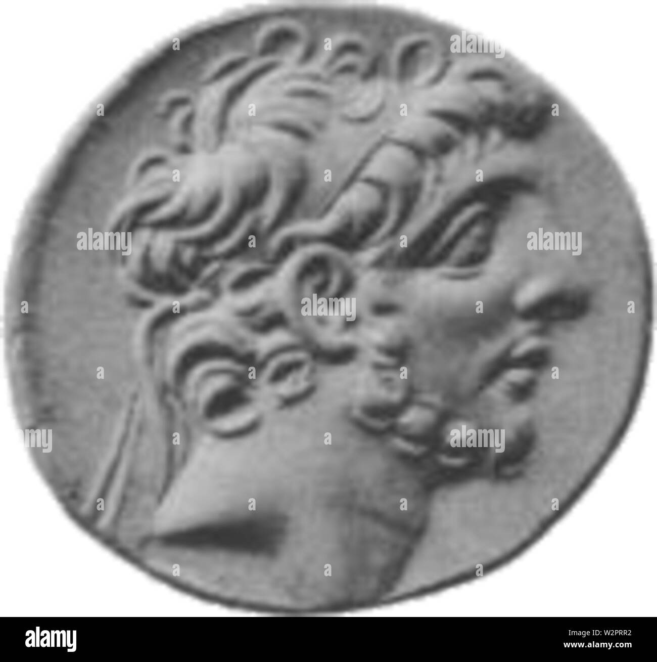 Antiochus IX face Stock Photo - Alamy