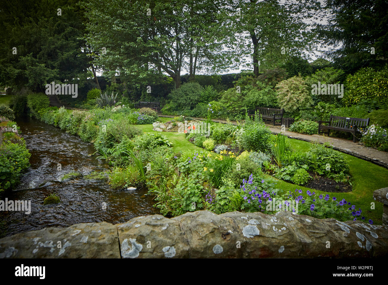 Waddington small picturesque village near Clitheroe in the Ribble ...