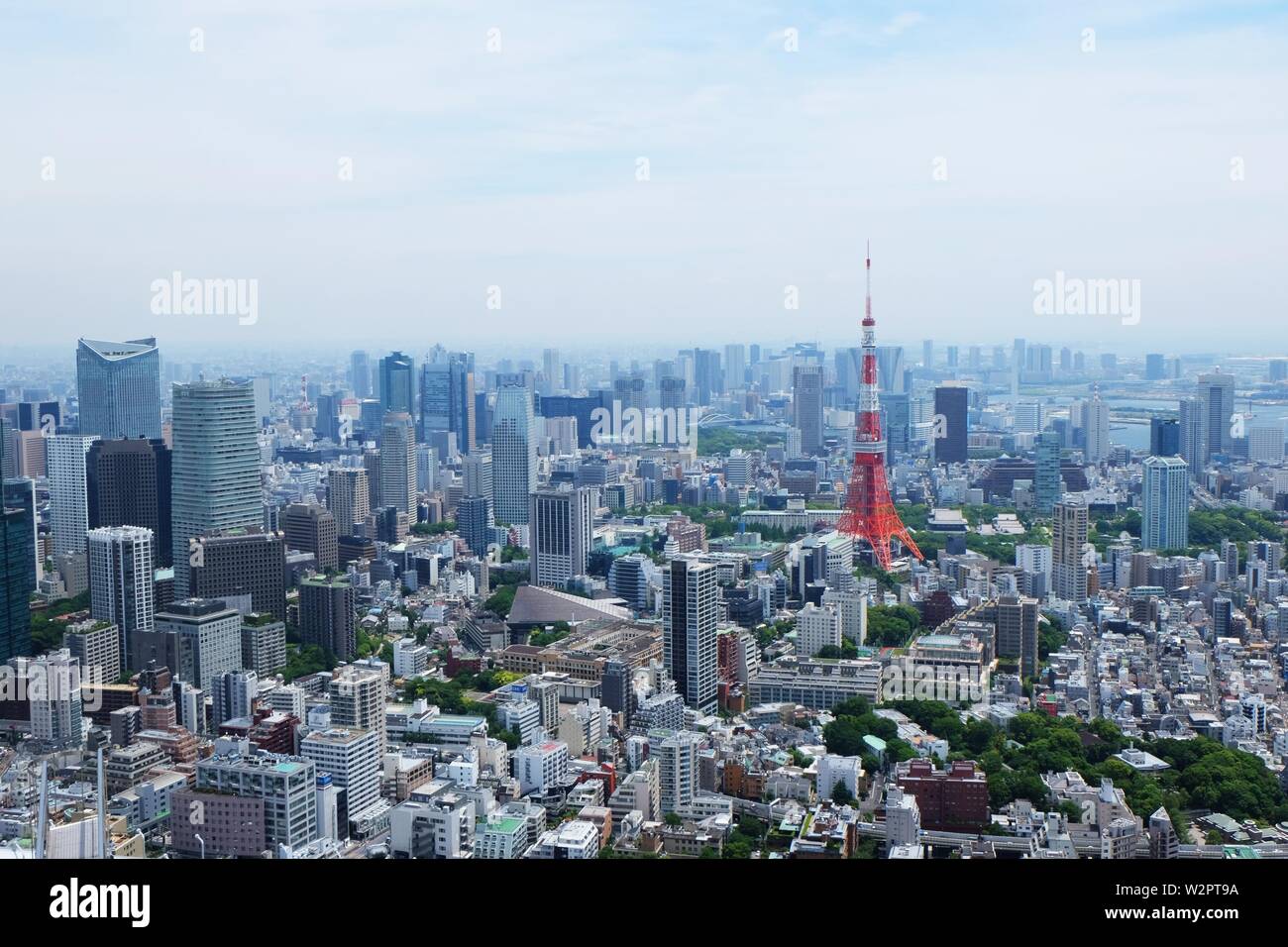 Aerial shot of a beautiful skyline of Tokyo, Japan Stock Photo - Alamy