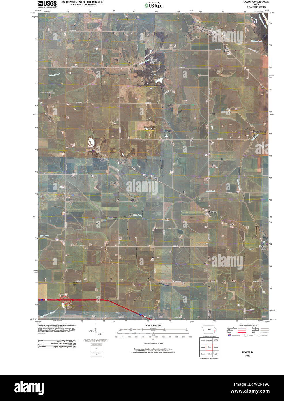 Map of dixon Cut Out Stock Images & Pictures - Alamy