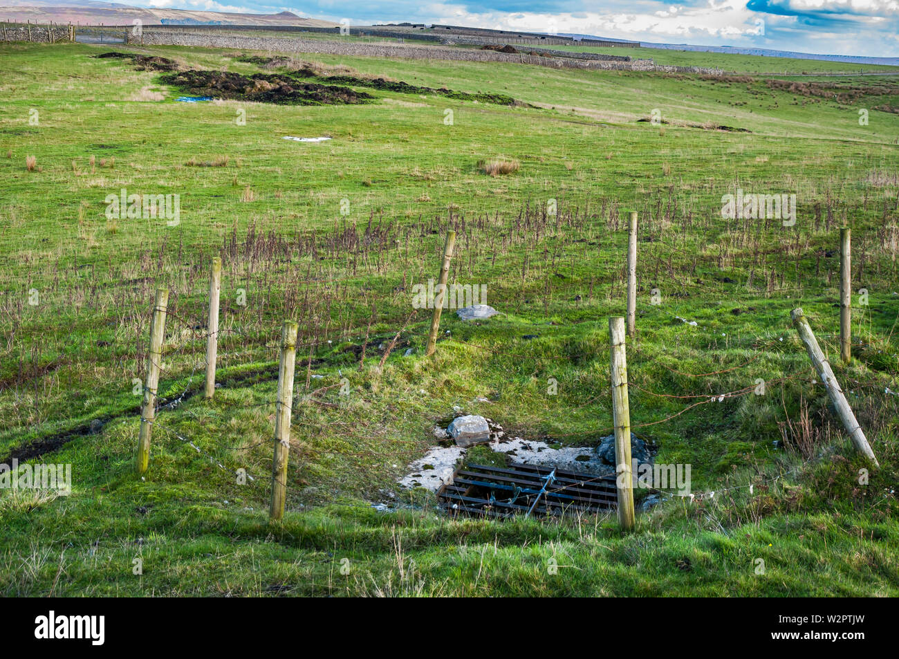The grilled engine shaft at Hazard Mine, an old and very successful ...