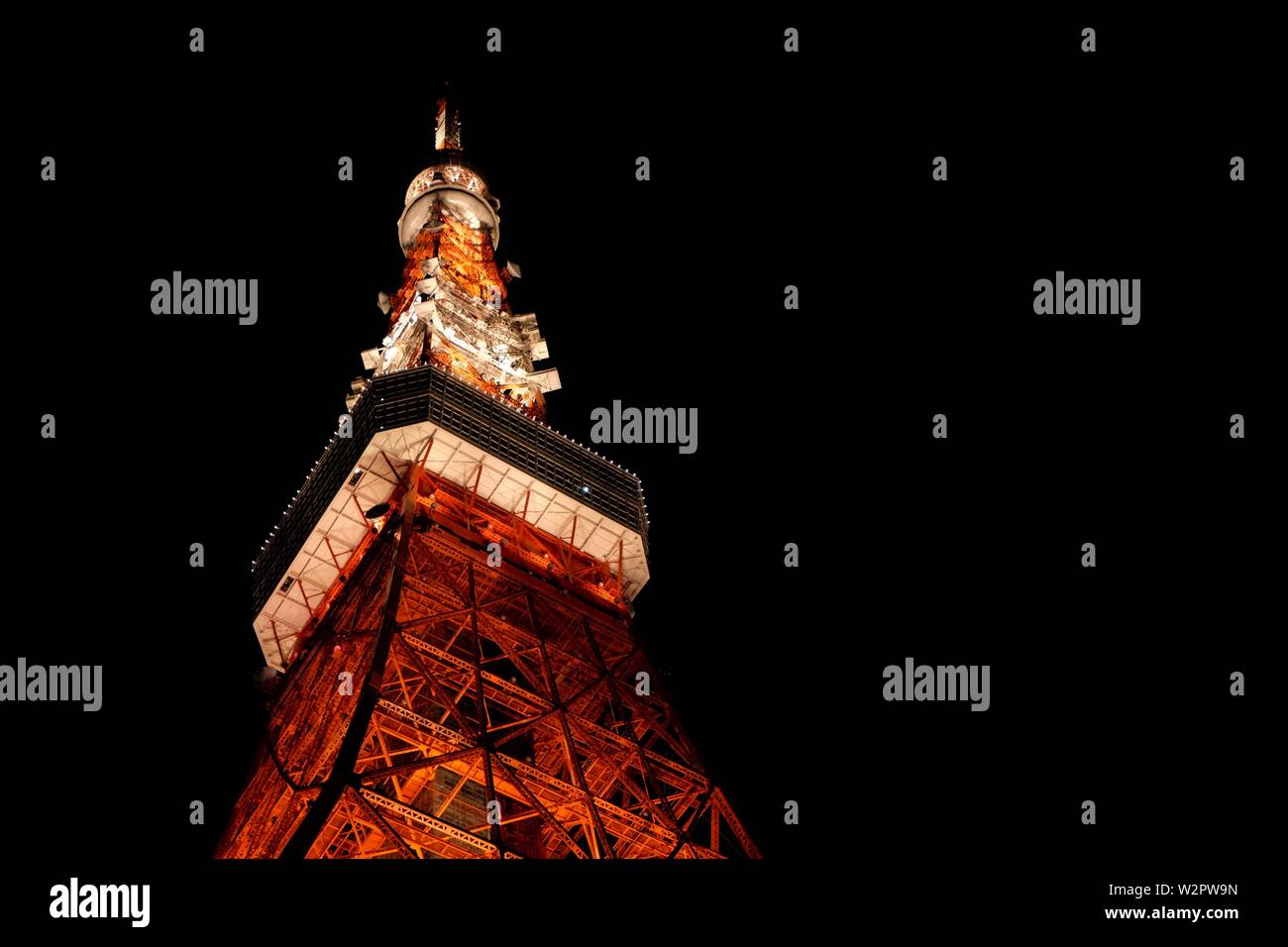 Tokyo tower close up hi-res stock photography and images - Alamy