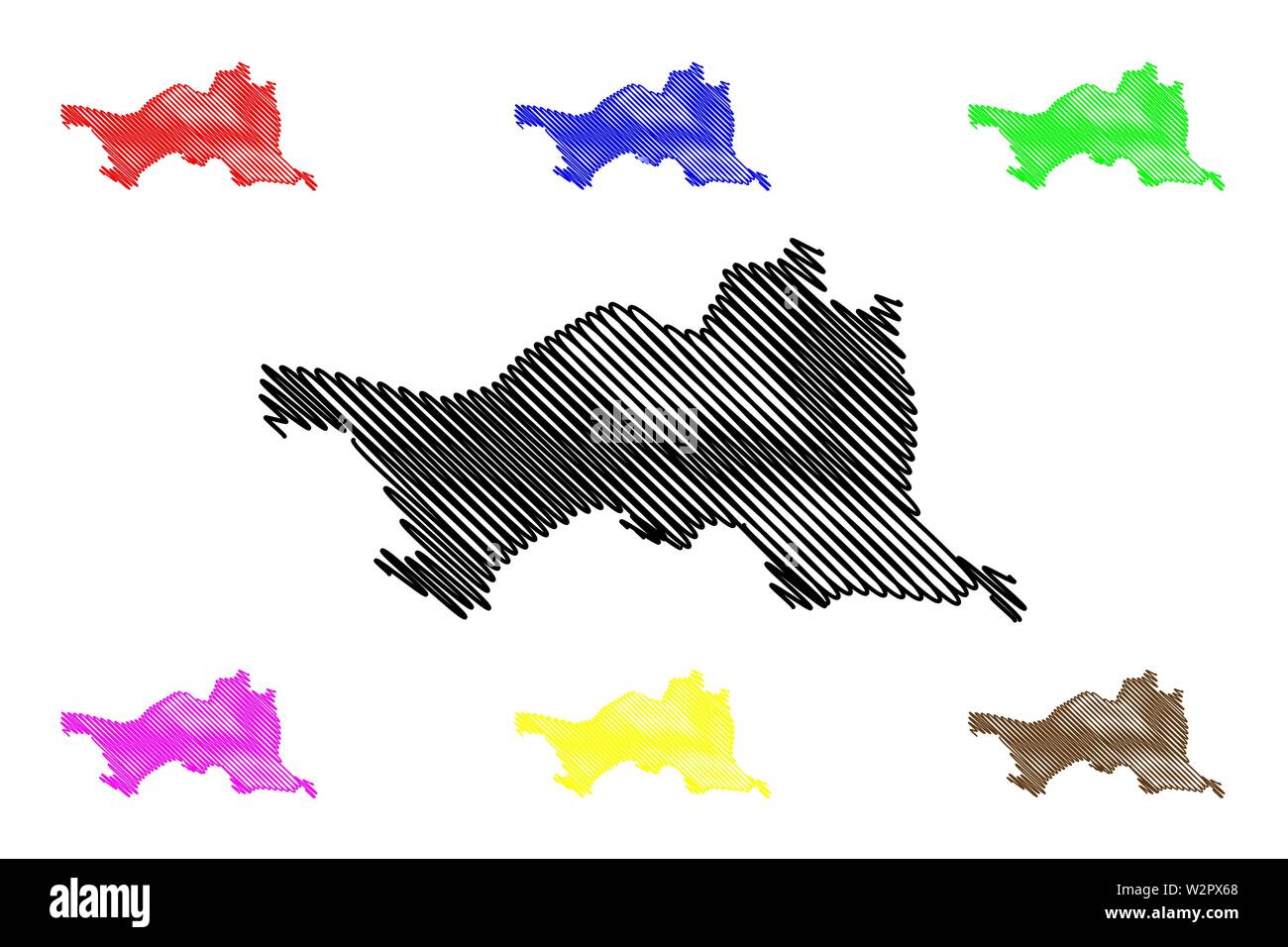 Atyrau Region (Republic of Kazakhstan, Regions of Kazakhstan) map ...