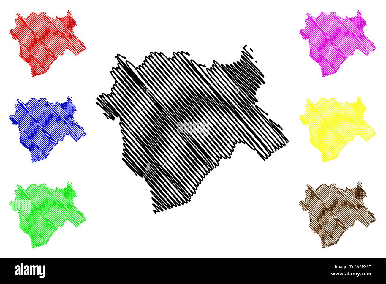 Aktobe Region (Republic of Kazakhstan, Regions of Kazakhstan) map ...