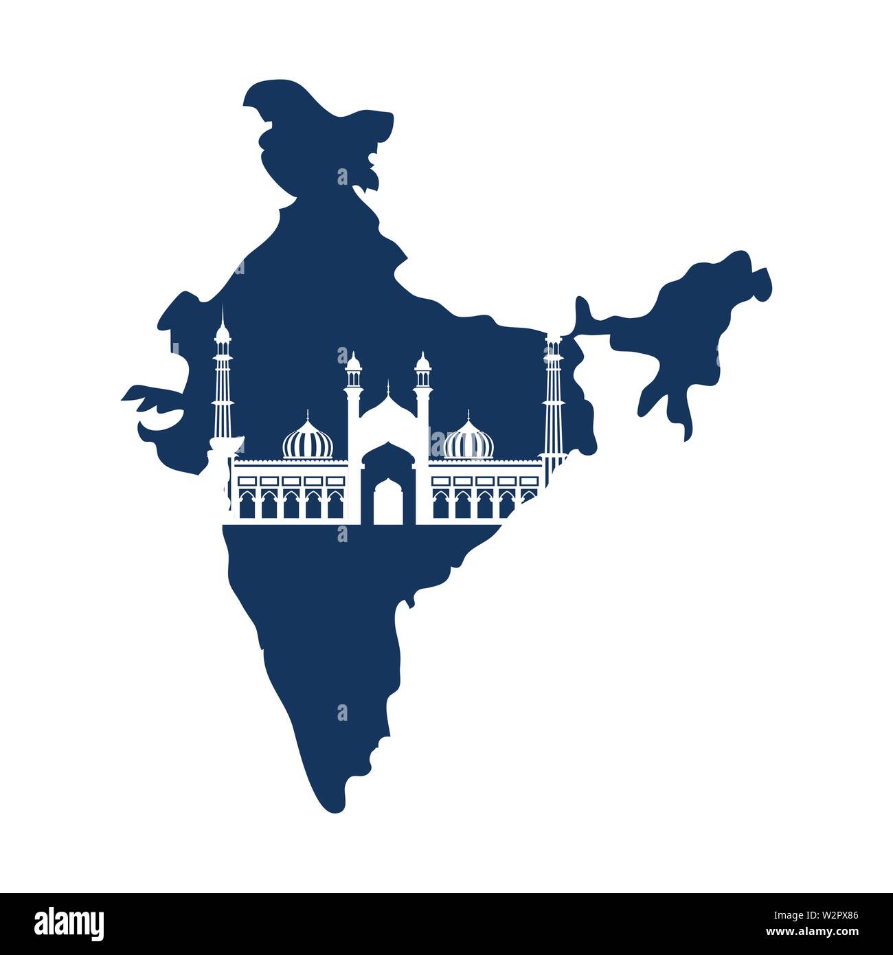 The jama masjid Cut Out Stock Images & Pictures - Alamy