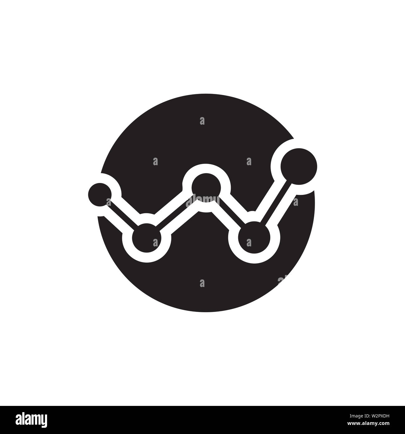 Analytics Icon In Flat Style Vector Icon For Apps And Websites. Black ...