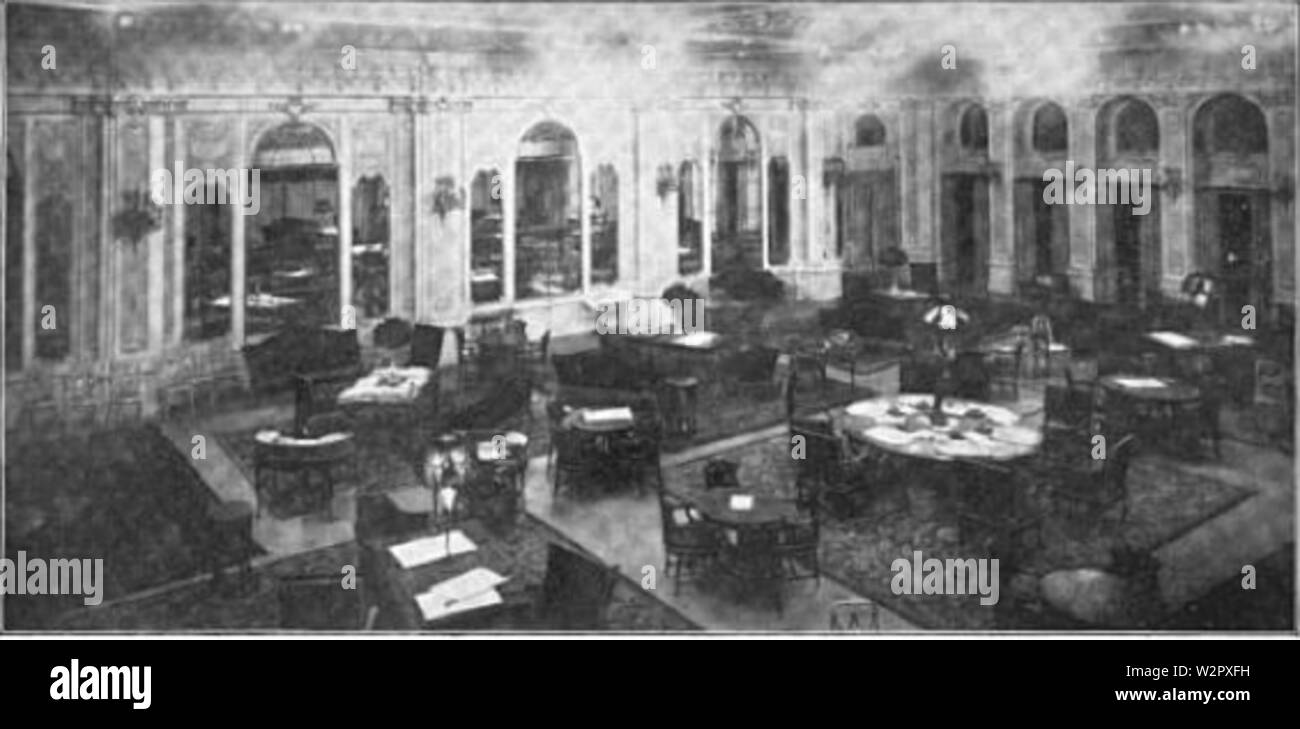 Astoria Hotel - Writing room Stock Photo - Alamy