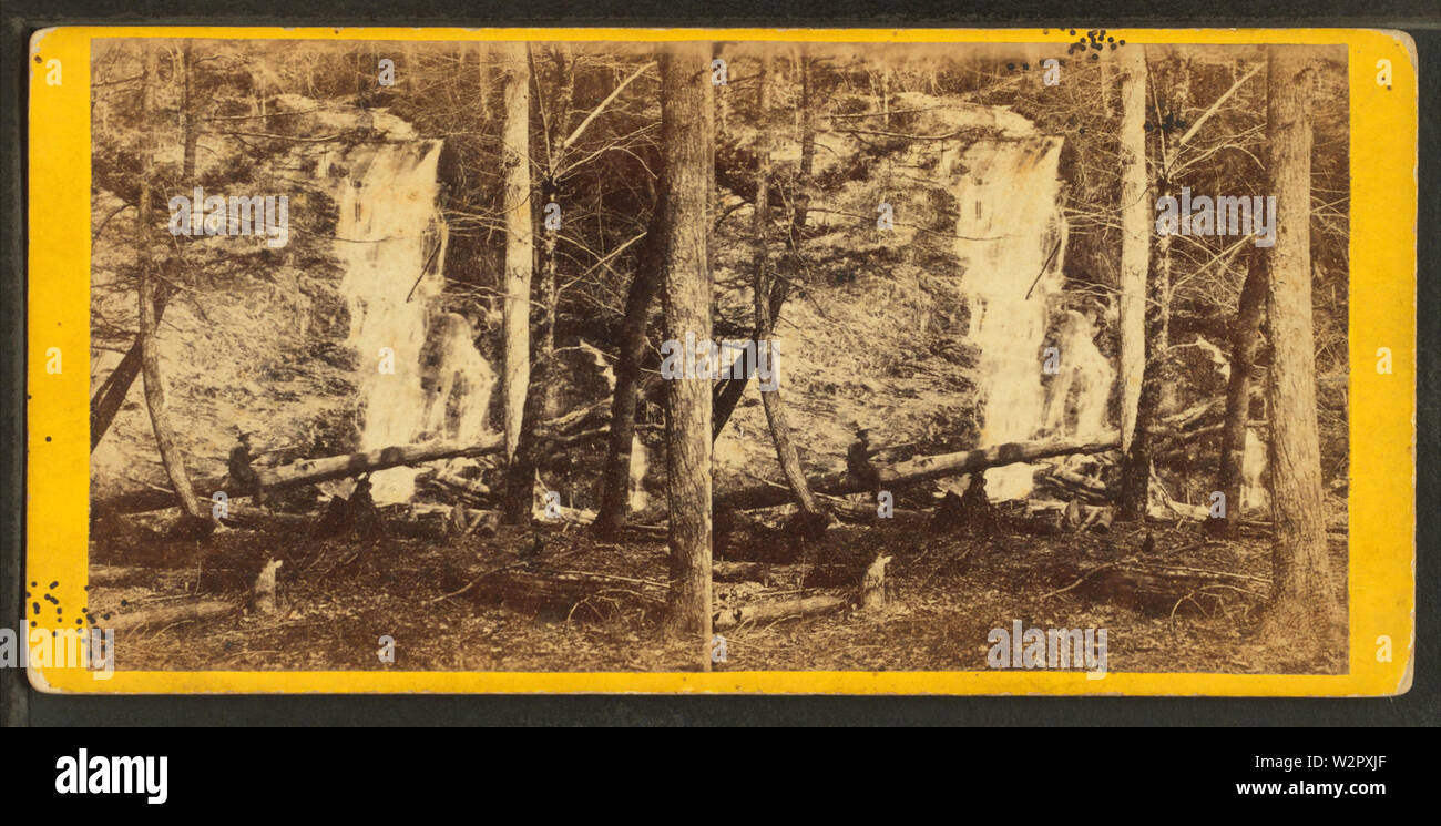 At Springfield, Vermont Tower's Little Niagara, by Gage, F B (Franklin ...