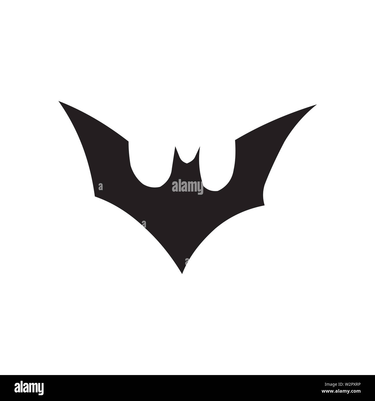 Bat Icon In Flat Style Vector Icon For Apps, UI, Websites. Black Icon ...