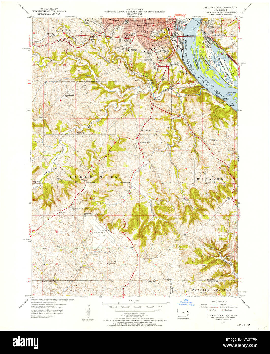 Dubuque south hi-res stock photography and images - Alamy