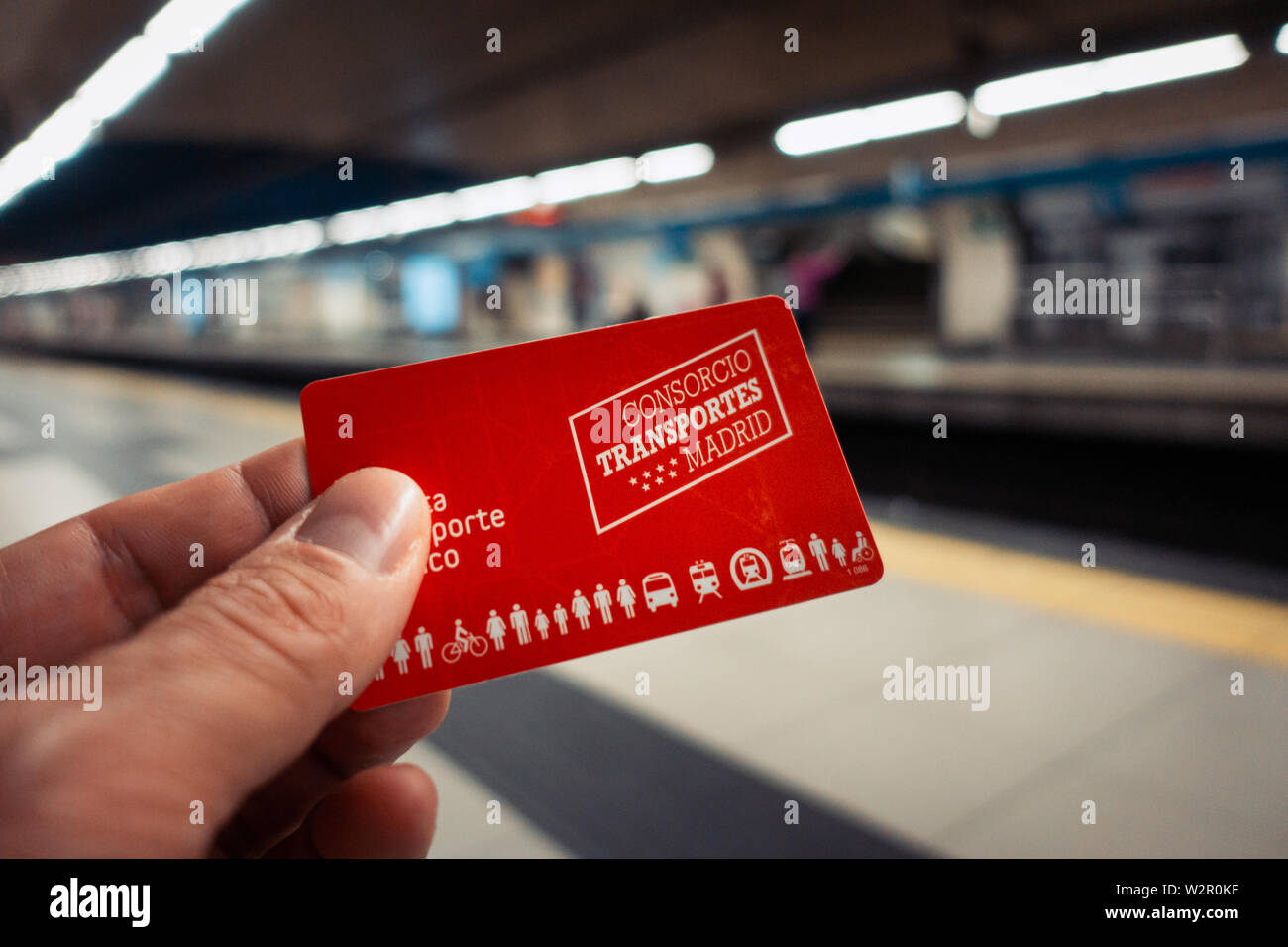 Metro card madrid hi-res stock photography and images - Alamy