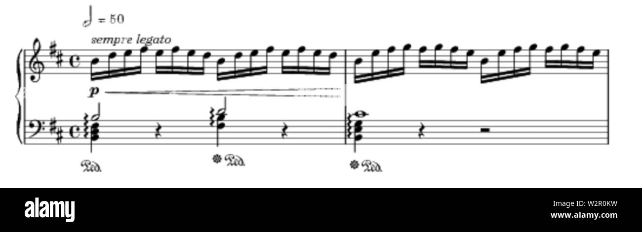 Bach siloti prelude b minor Stock Photo - Alamy