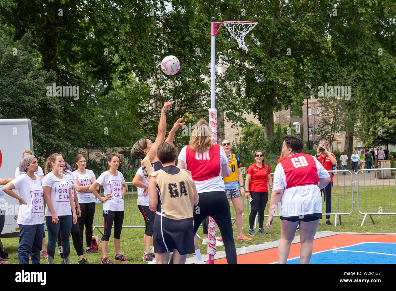 Uk parliamentry netball team hi-res stock photography and images - Alamy