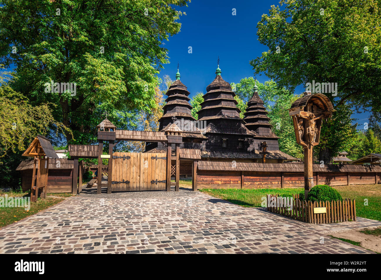 Museum of Folk Architecture and Rural Life in Lviv, Ukraine Stock Photo ...
