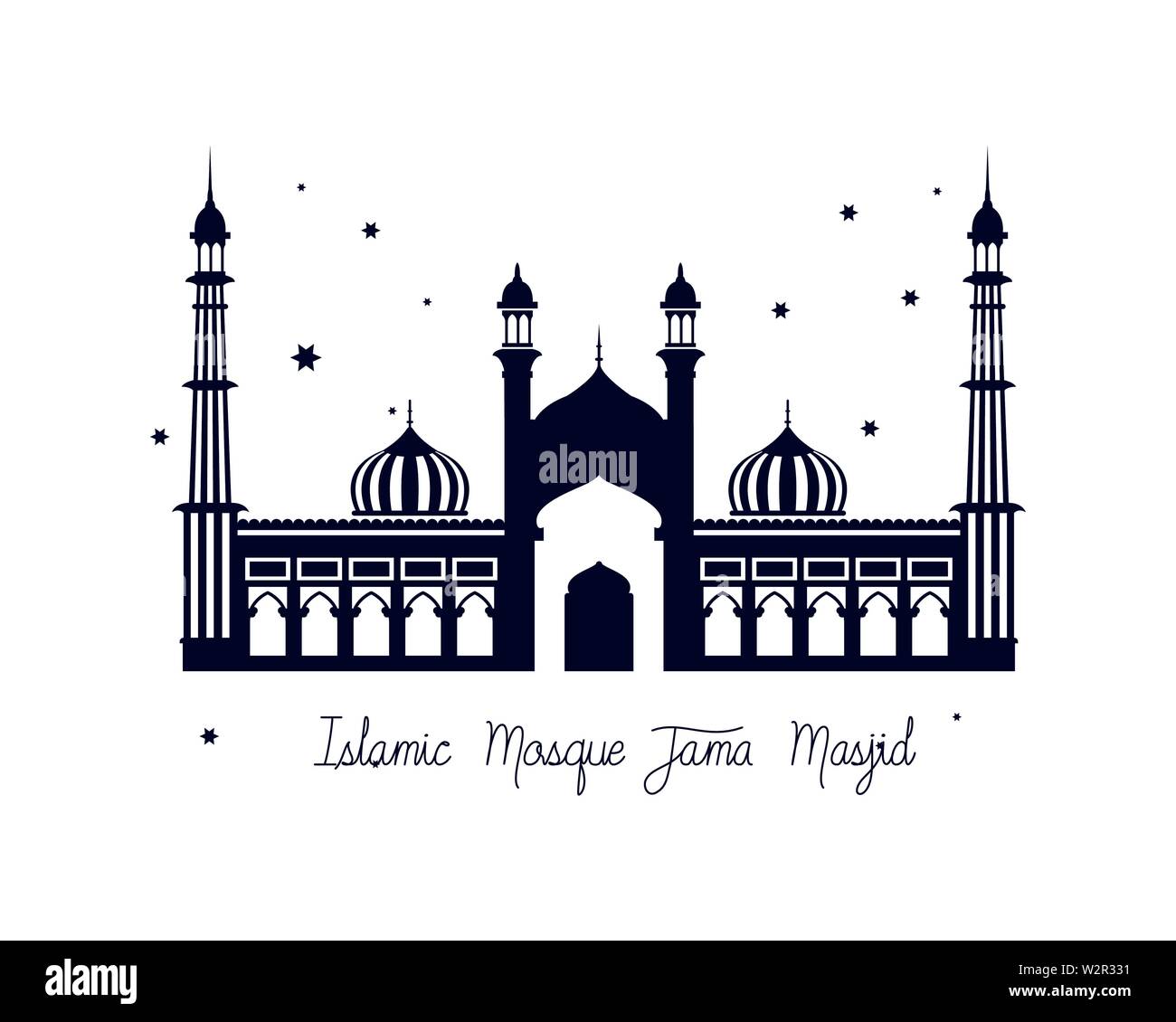 The jama masjid Cut Out Stock Images & Pictures - Alamy