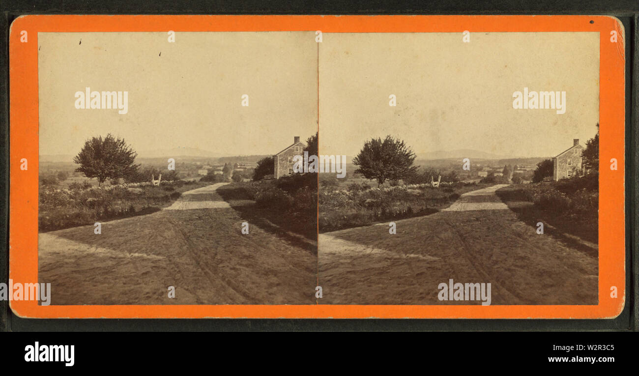 Battle St from Cosser Hill, by Couch, C M, fl 1860-1889 Stock Photo - Alamy