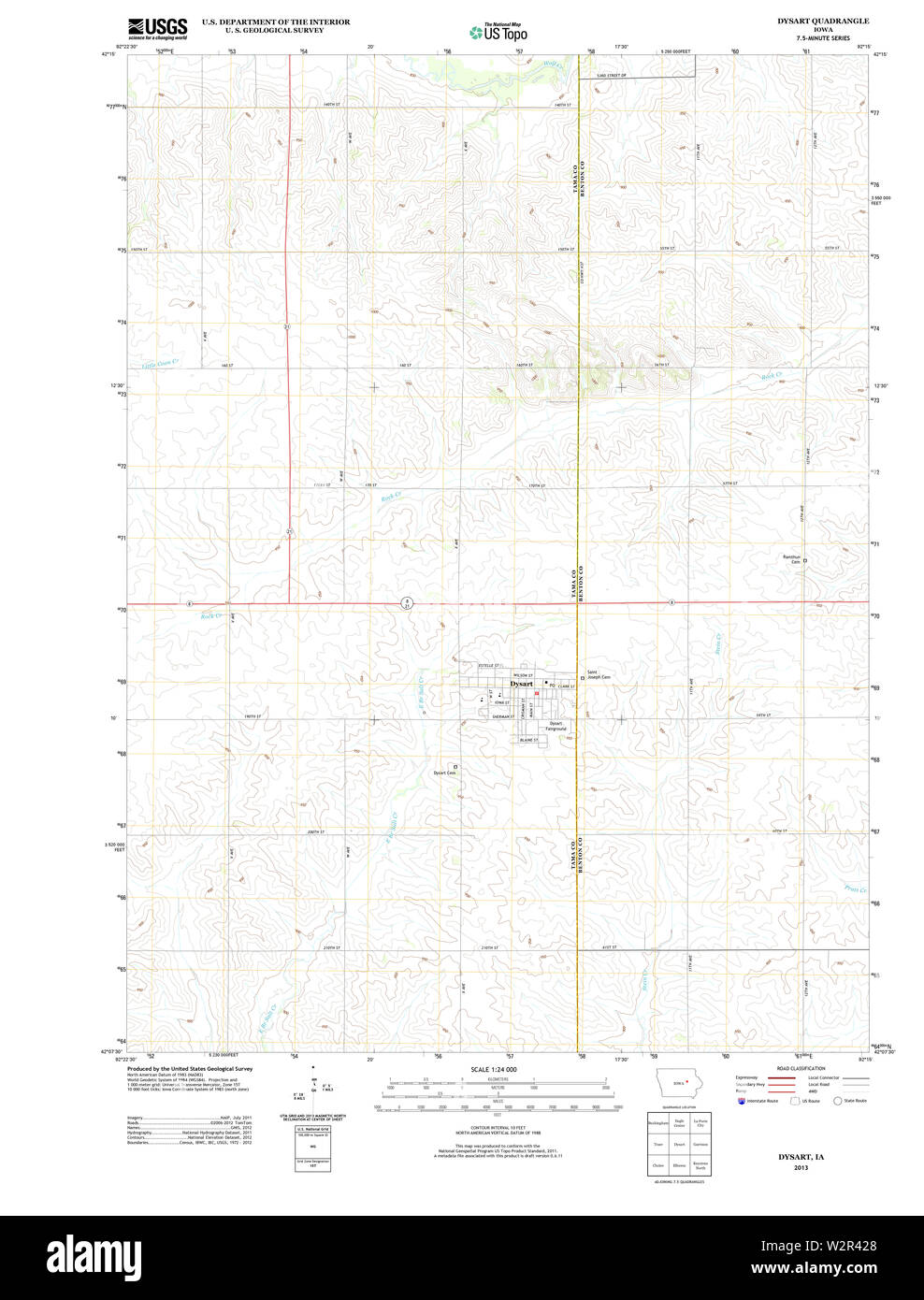 Dysart Iowa Map at Leonard Gagliano blog
