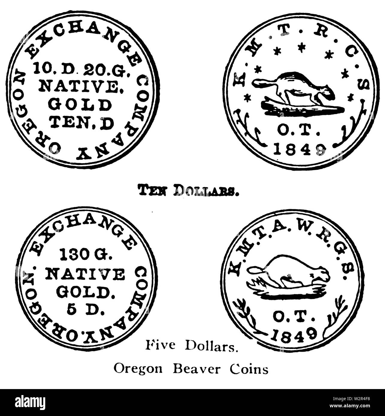 Beaver coins hi-res stock photography and images - Alamy