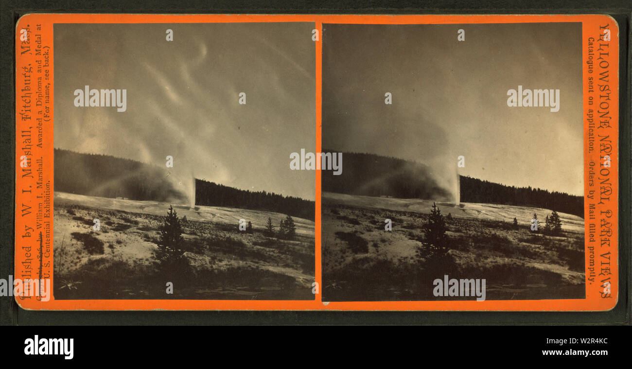 Beehive in Eruption, by I W Marshall Stock Photo - Alamy