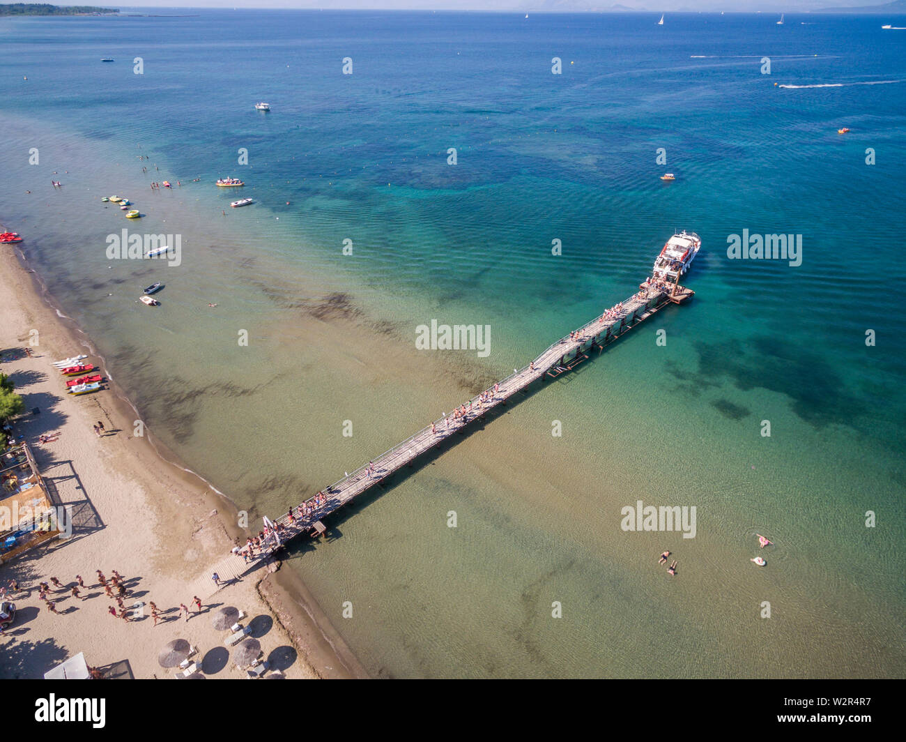 Greece kavos beach hi-res stock photography and images - Alamy