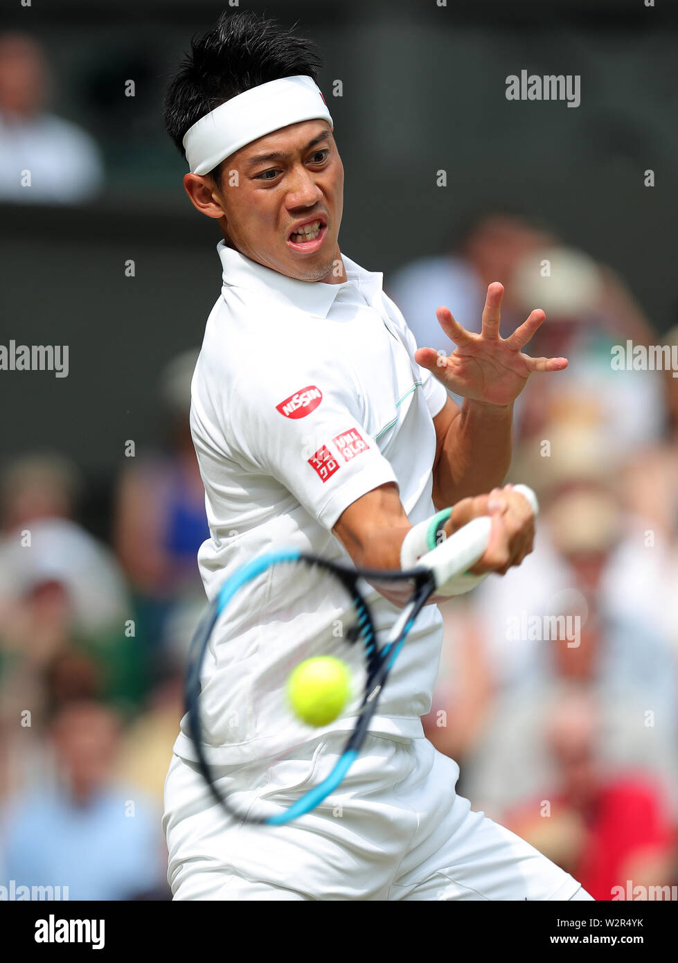 Kei nishikori forehand hi-res stock photography and images - Alamy