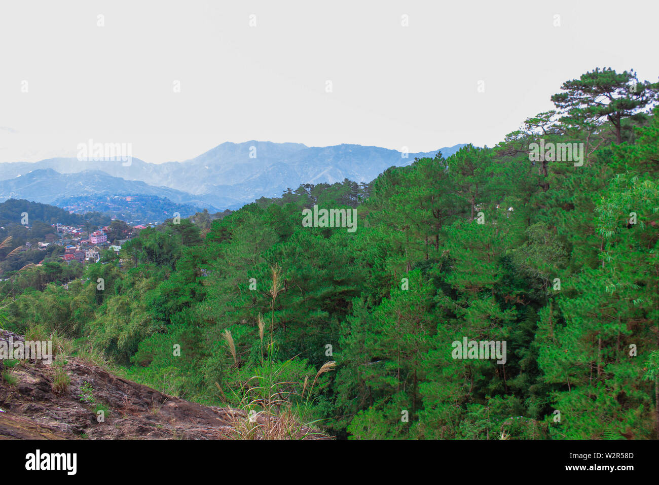 A view of Baguio, Philippines from Mines View Park Stock Photo - Alamy