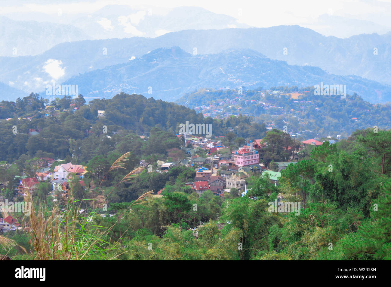 A view of Baguio, Philippines from Mines View Park Stock Photo - Alamy