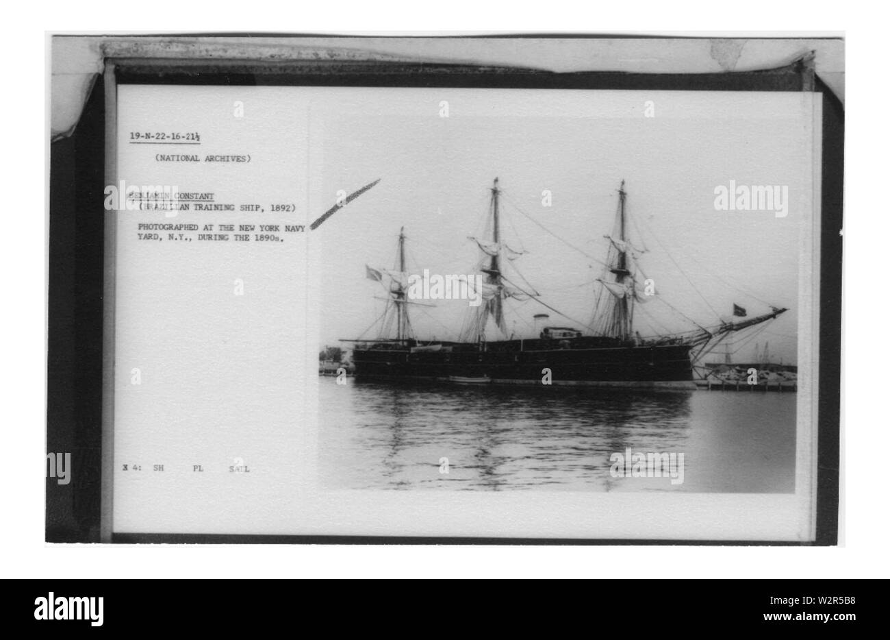 Benjamin Constant (Brazilian Training Ship) Photographed at the New ...