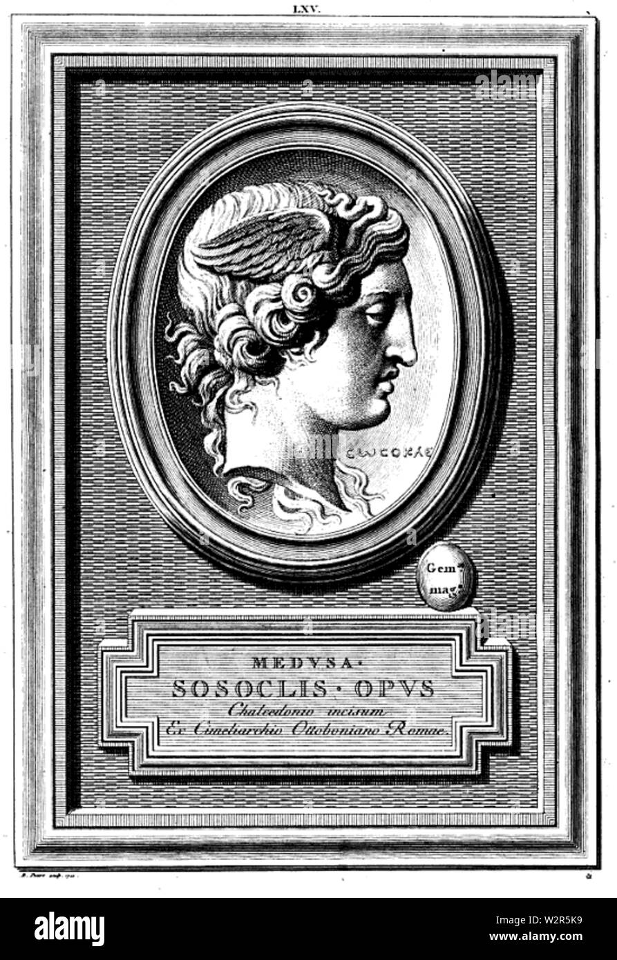 Bernard Picart - Sophocles Medusa - Philipp von Stosch - Pierres ...