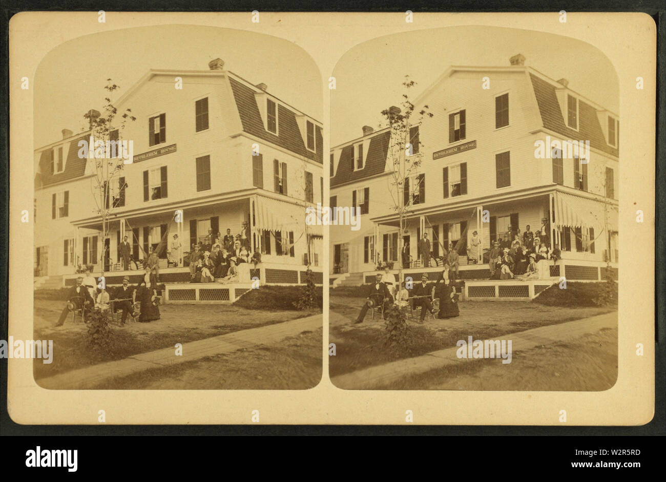 Bethlehem House, from Robert N Dennis collection of stereoscopic views ...