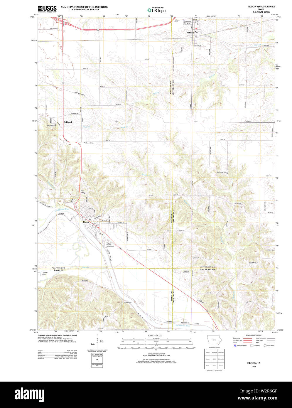 Eldon iowa Cut Out Stock Images & Pictures - Alamy