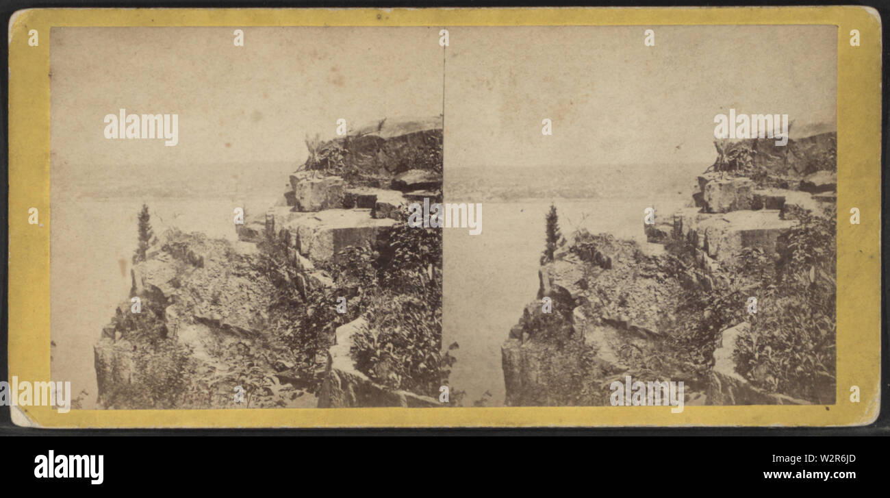 Bird's eye view of Yonkers, from the Palisades on the Hudson, by E & HT ...