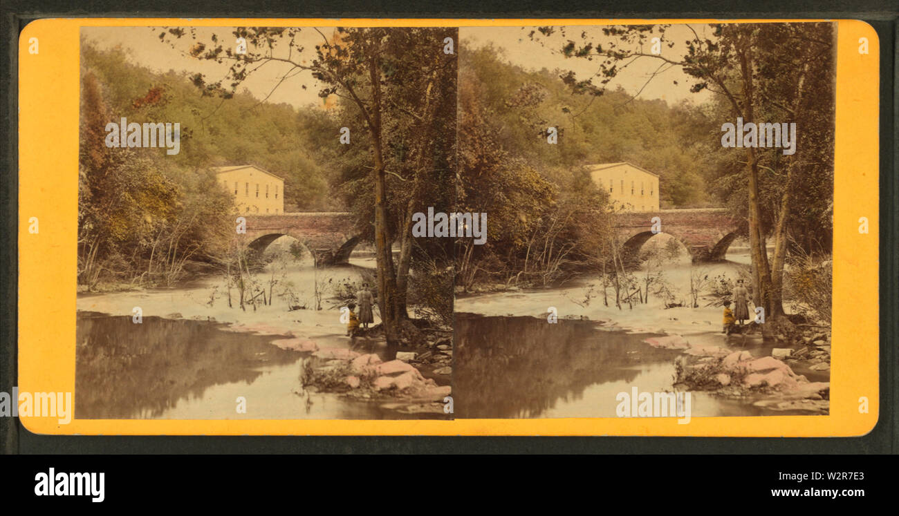 Bishop's Mills on the Wissahickon, by Bartlett & French Stock Photo - Alamy