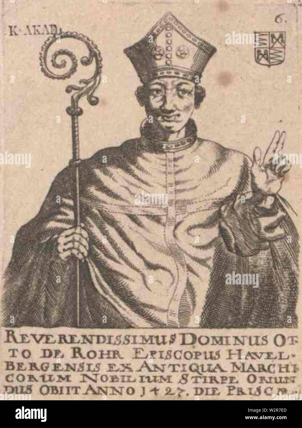 Bishop Otto von Rohr cropped and slightly rotated Stock Photo - Alamy