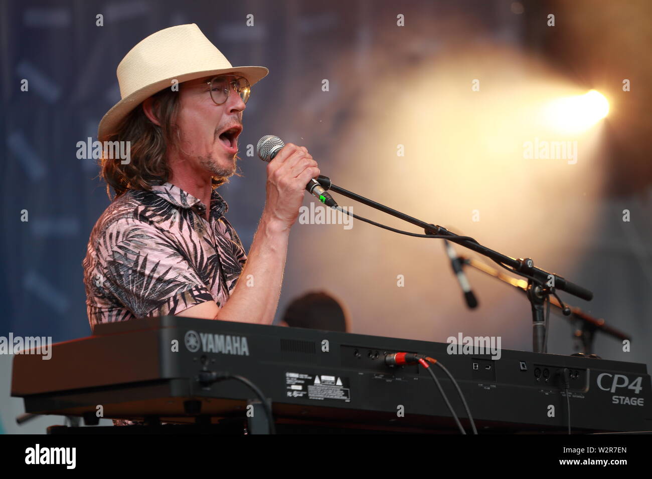 Montreal, Canada. French singer Daviv Marin perform on stage at the ...