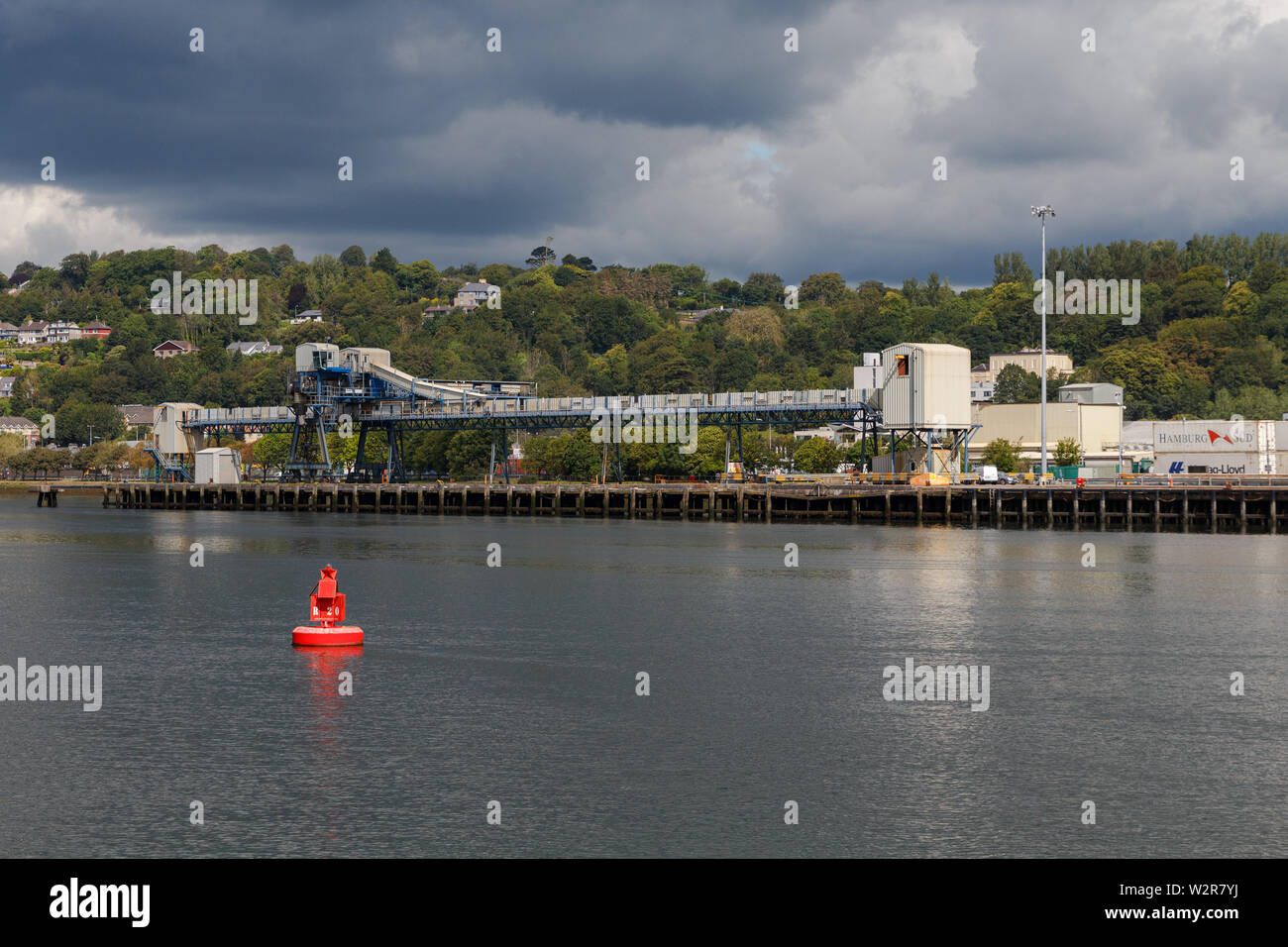 Cork, Ireland, June 2019. Port of Cork, Cork City Images of the Port of ...