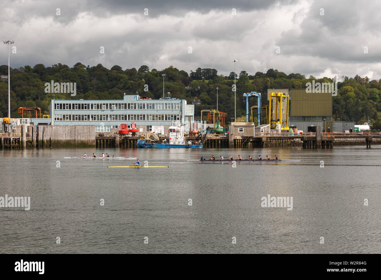Cork, Ireland, June 2019. Port of Cork, Cork City Images of the Port of ...