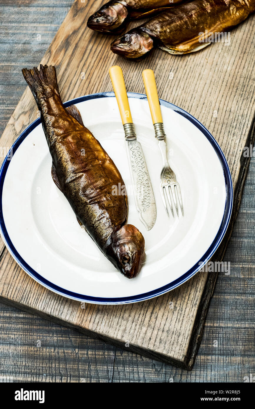 Smoked fish production hi-res stock photography and images - Alamy