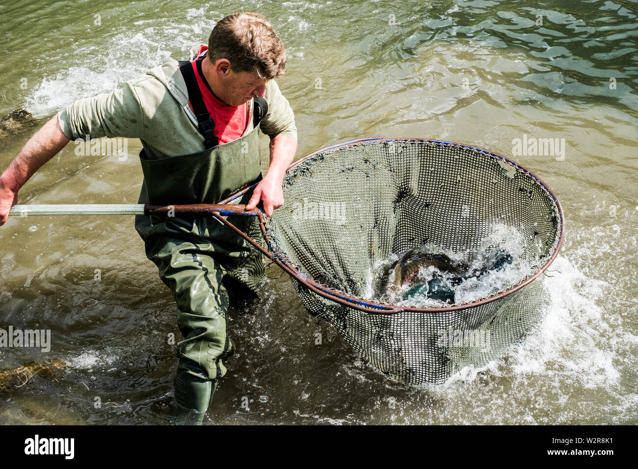 Person wearing waders hi-res stock photography and images - Alamy