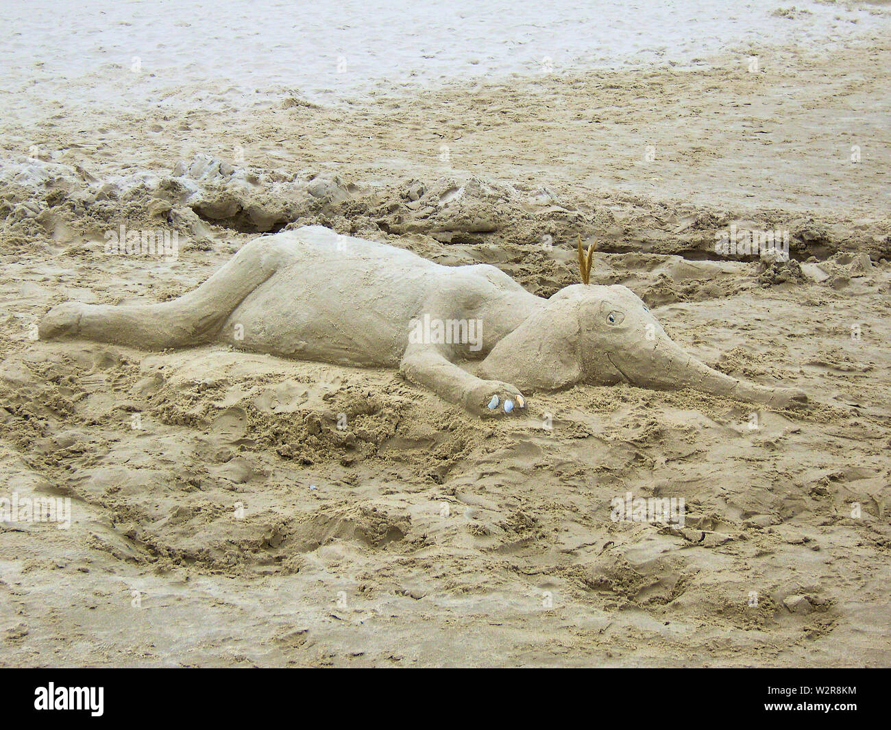 Sand elephant sculpture hi-res stock photography and images - Alamy