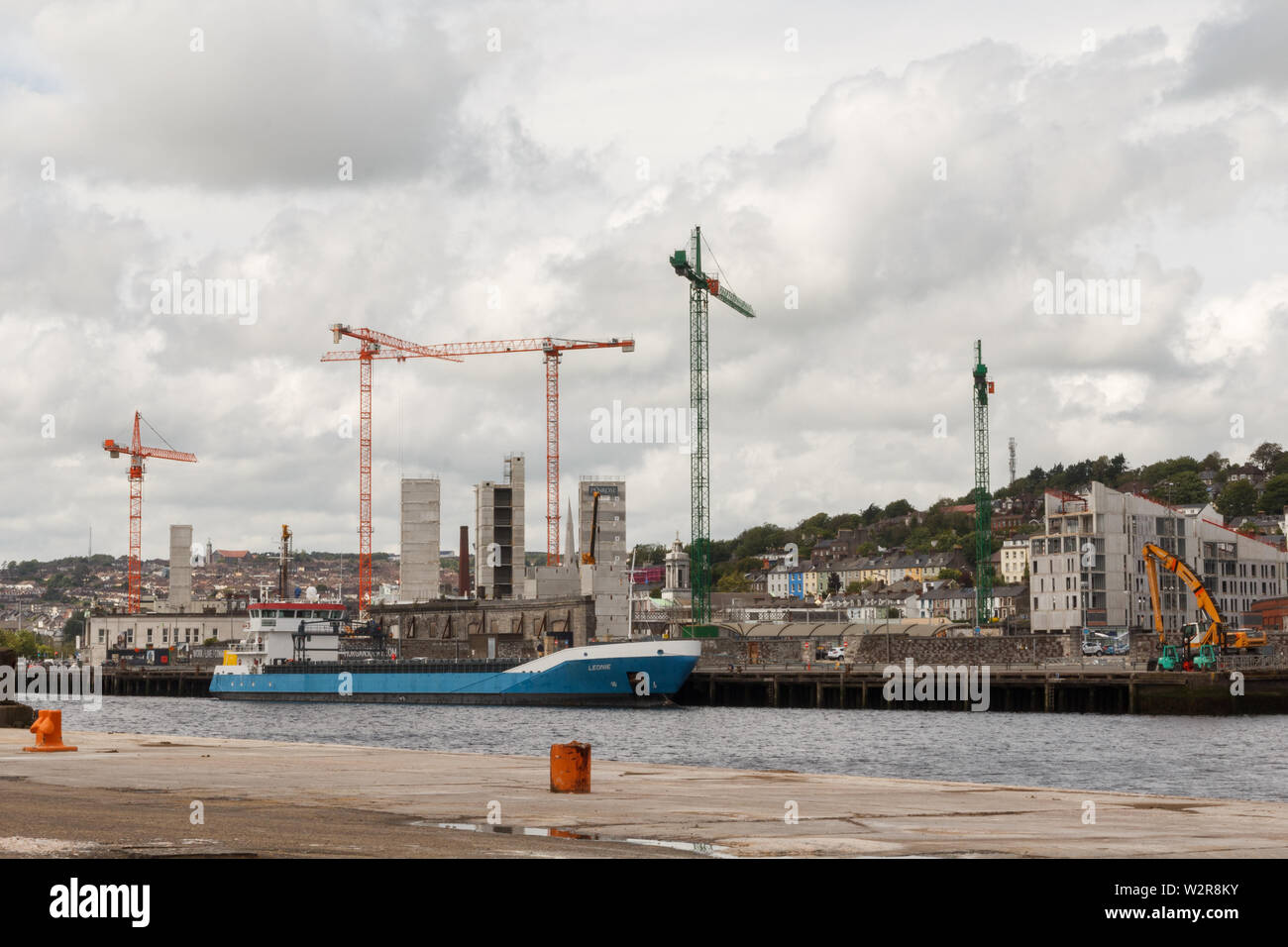 Cork, Ireland, June 2019. Port of Cork, Cork City Images of the Port of ...