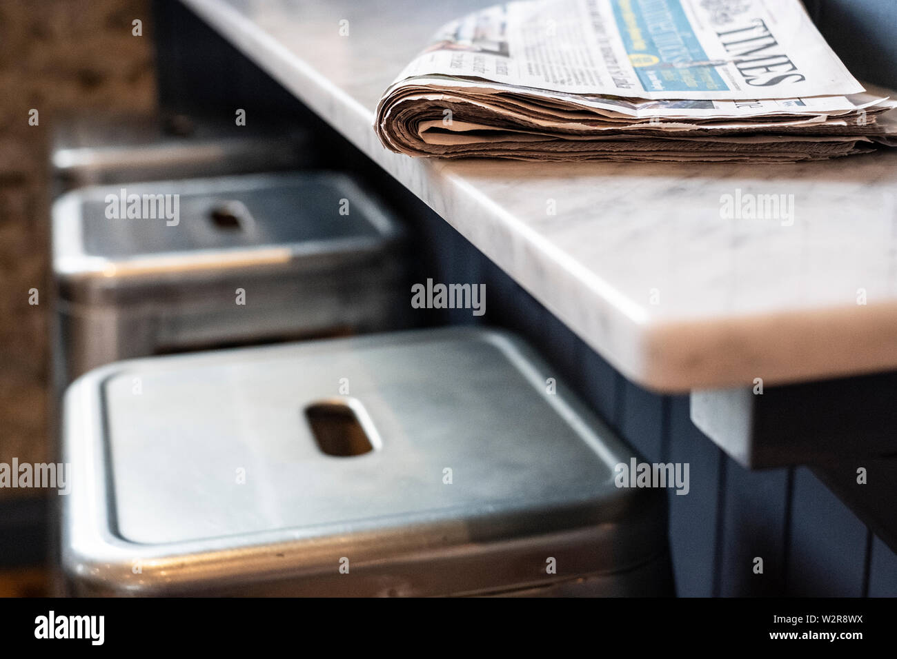 Folded newspaper hi-res stock photography and images - Alamy