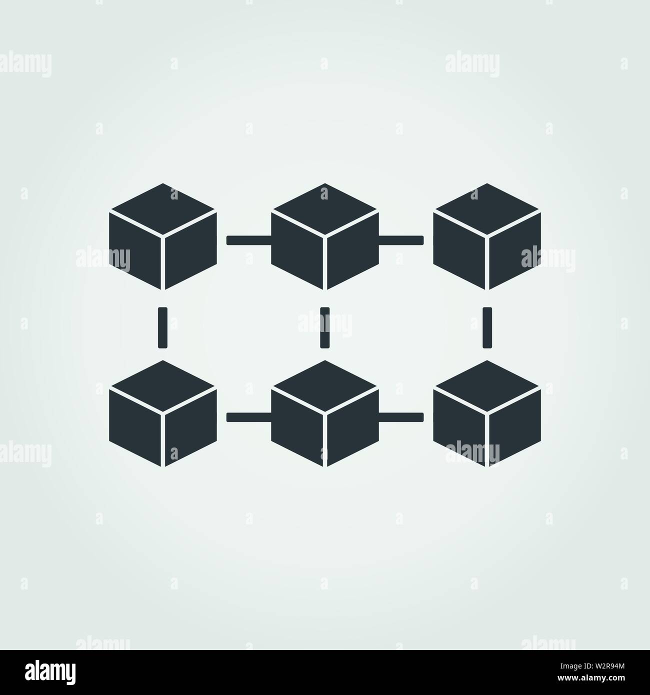 Mobile cube Stock Vector Images - Alamy