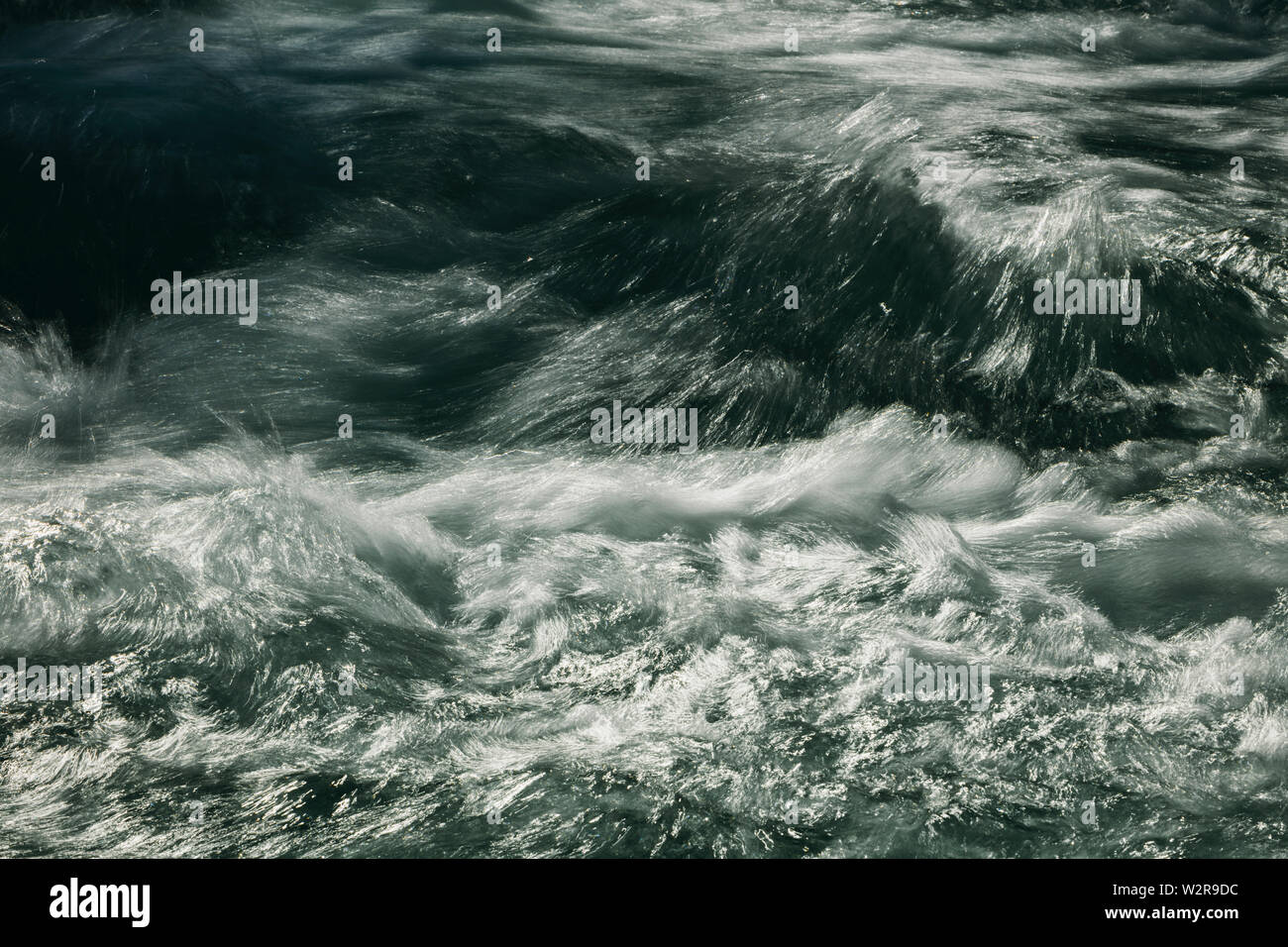 Detail of rushing river water Stock Photo - Alamy