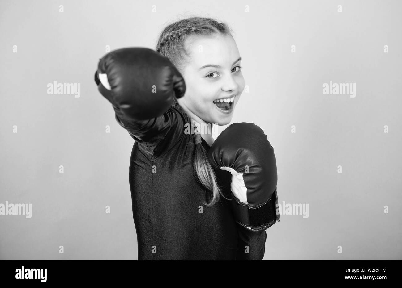 Female boxers Black and White Stock Photos & Images - Alamy